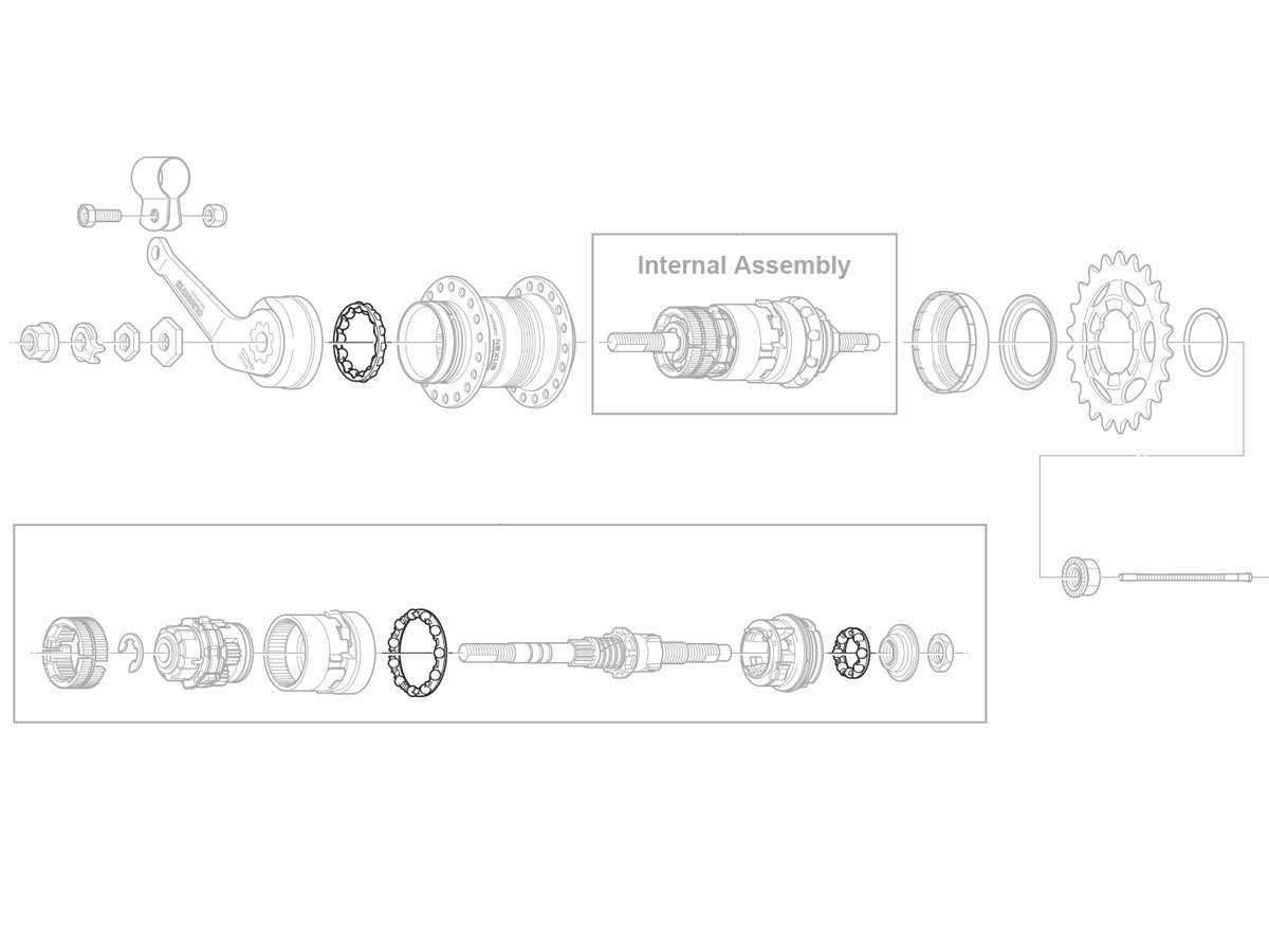 Підшипник втулки планетарної Shimano Nexus Inter-3 - Велобазар ...